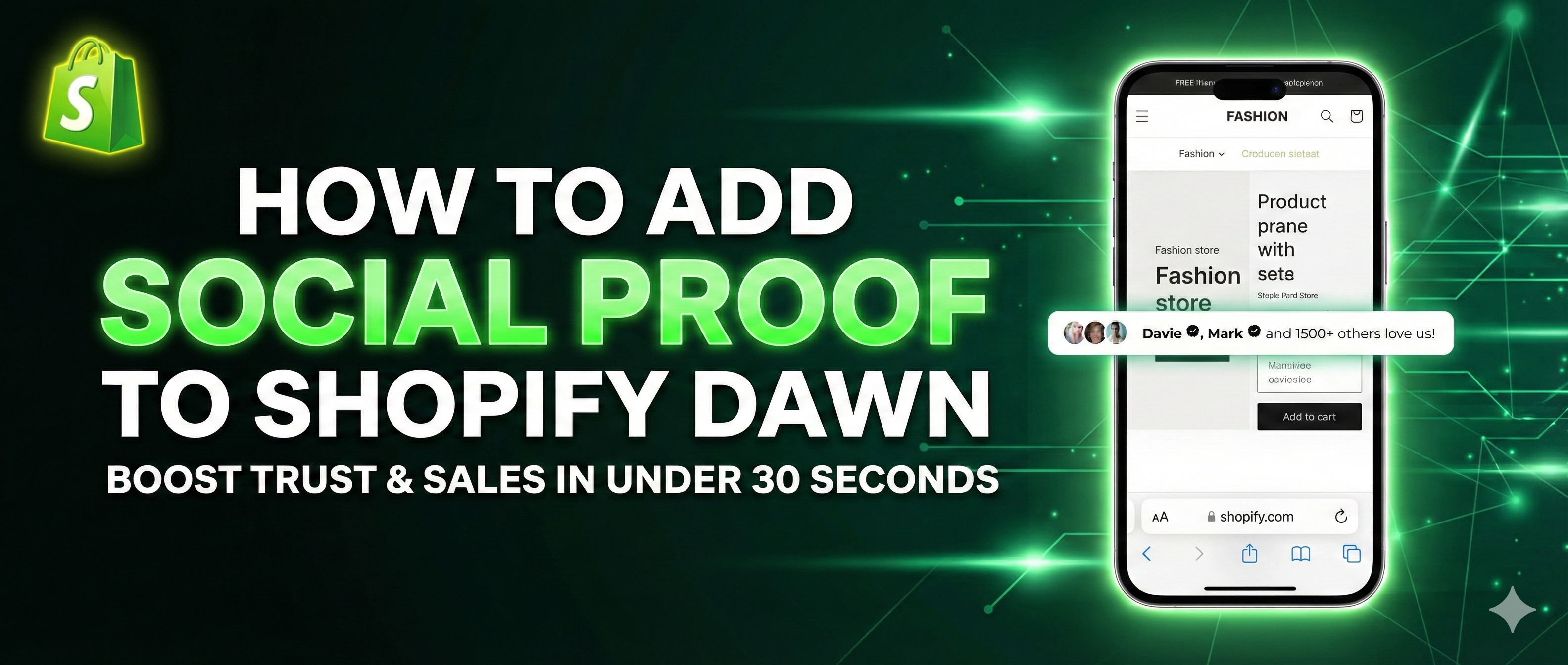 How to Add Social Proof to Shopify Dawn Theme (Fast Tutorial) – Section ...